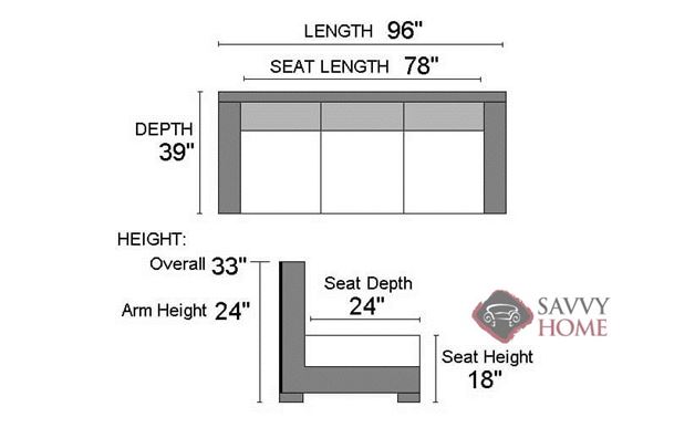 Seattle by Palliser Fabric Stationary Sofa by Palliser is Fully ...