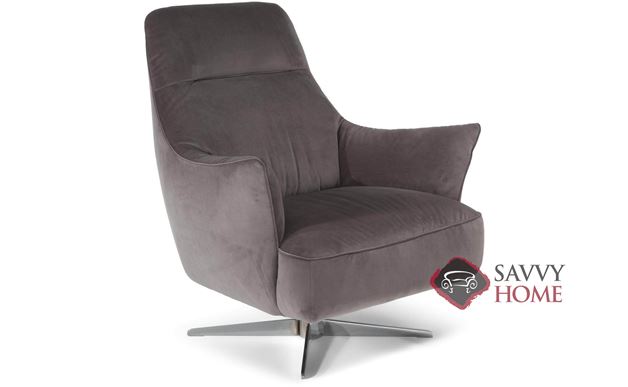 Calma (C056) Leather Stationary Chair by Natuzzi is Fully Customizable ...